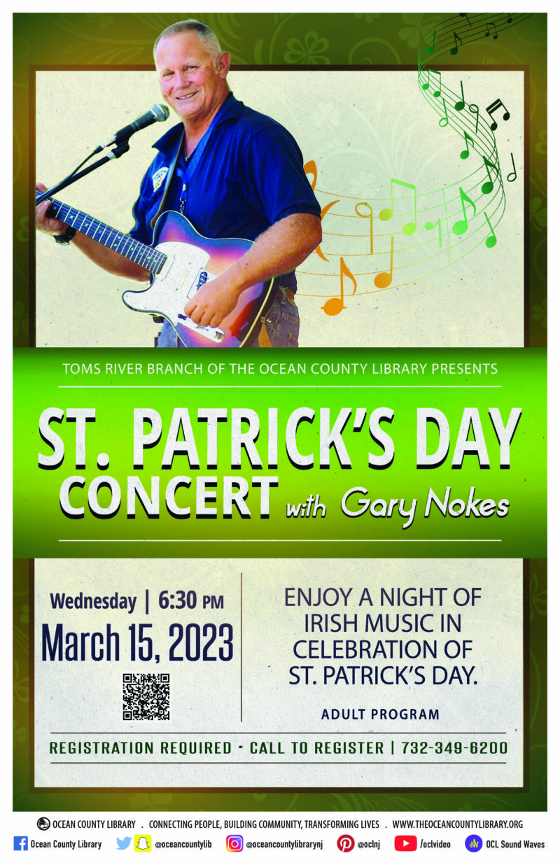 St. Patrick’s Day Concert with Gary Nokes
