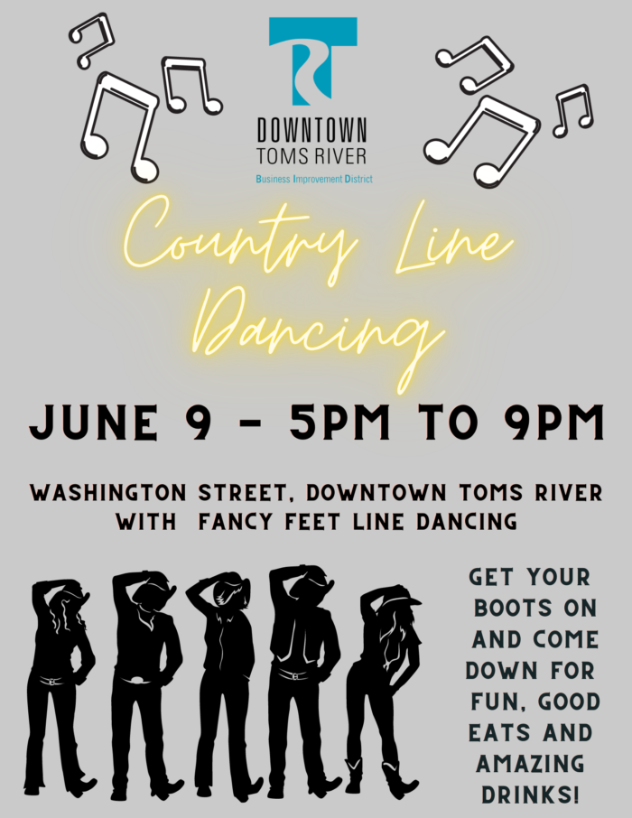 Country Line Dancing in the Street!