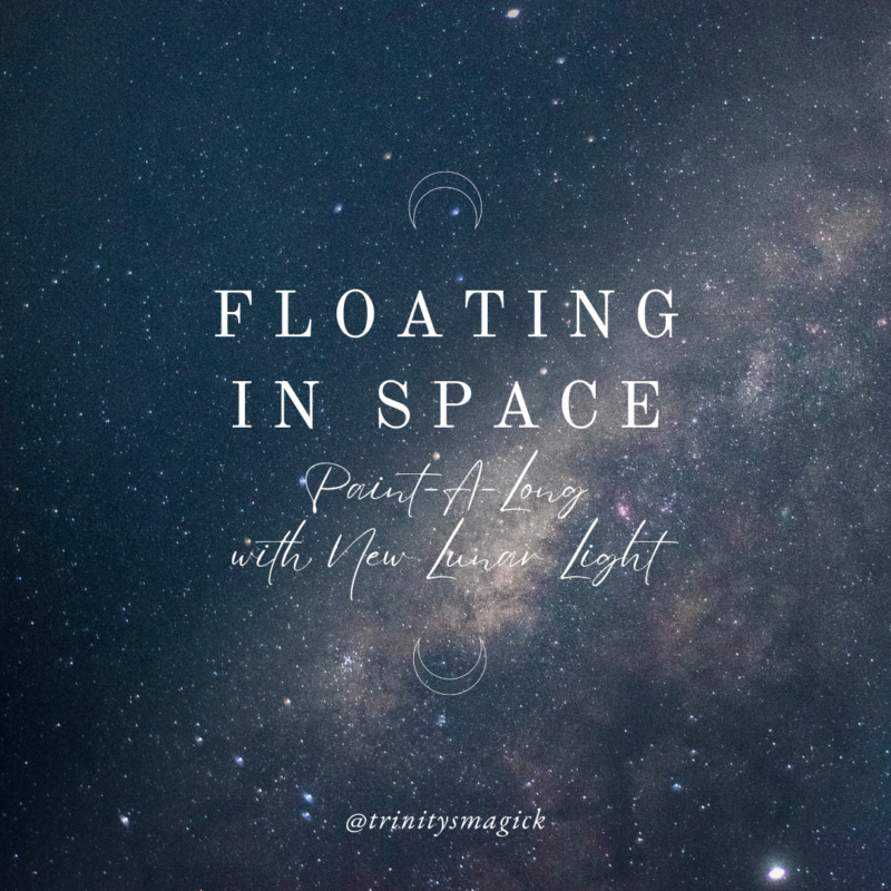 Paint Along - Floating in Space
