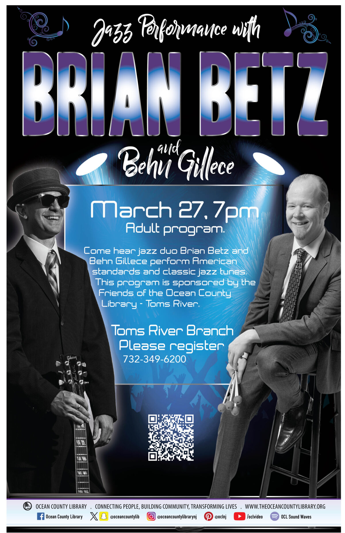 Jazz Performance with Brian Betz and Behn Gillece